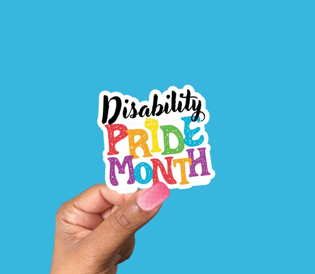 Disability Pride Month Sticker: Waterproof Vinyl Neurodivergent Decal ...