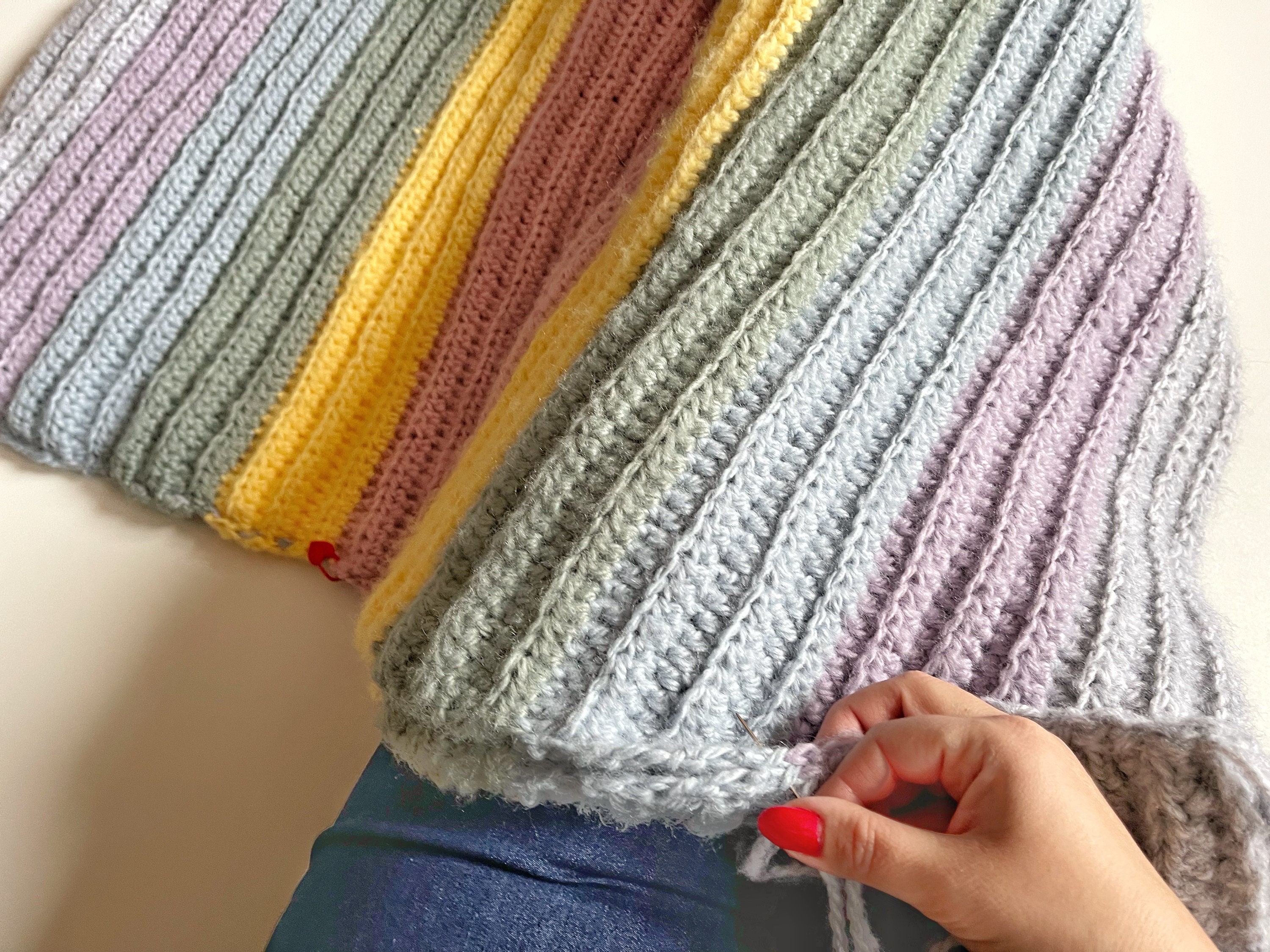 Spring Vibes Poncho *PATTERN ONLY* - Etsy