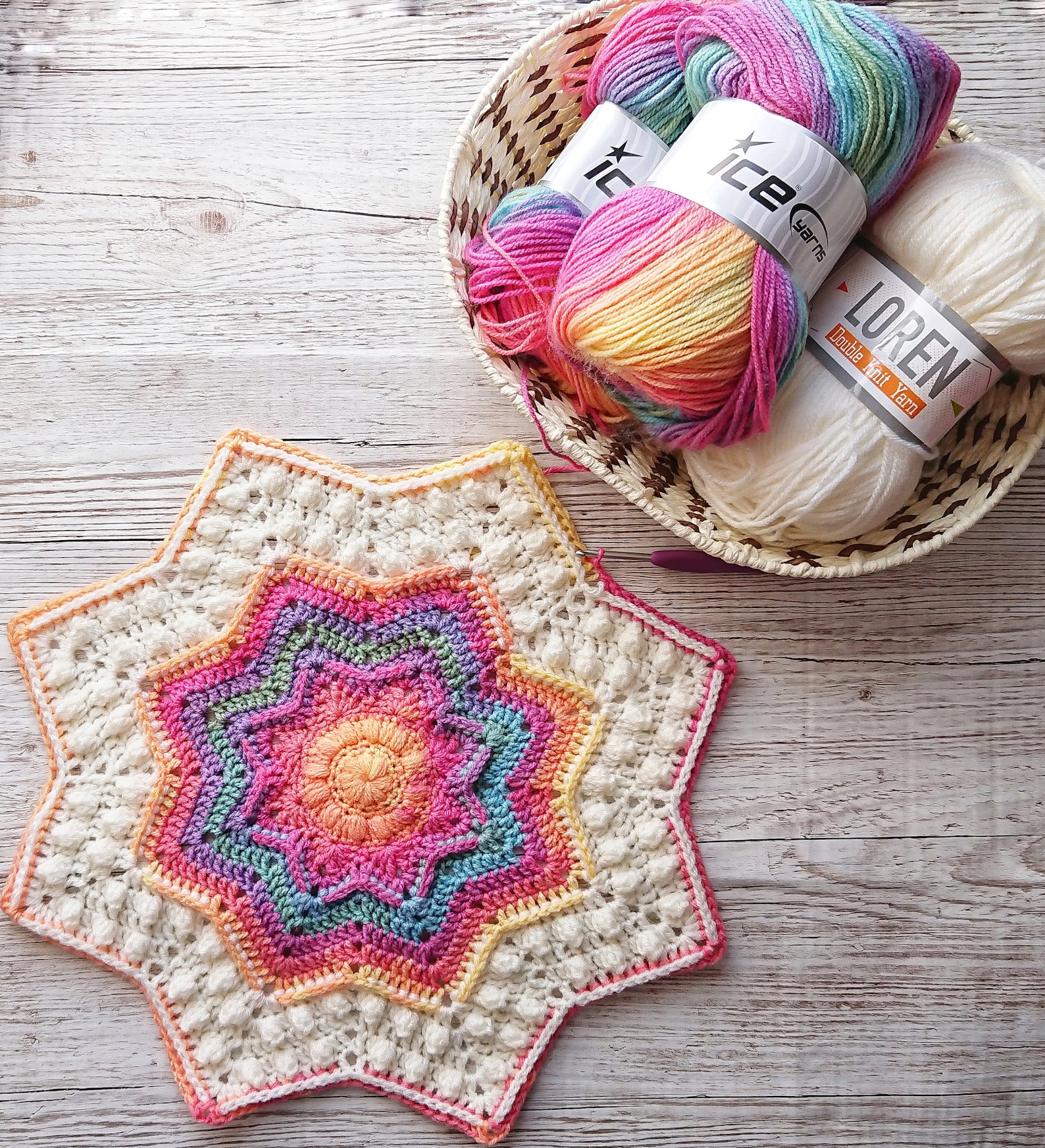 Rainbow Starlight Blanket PATTERN ONLY - Etsy