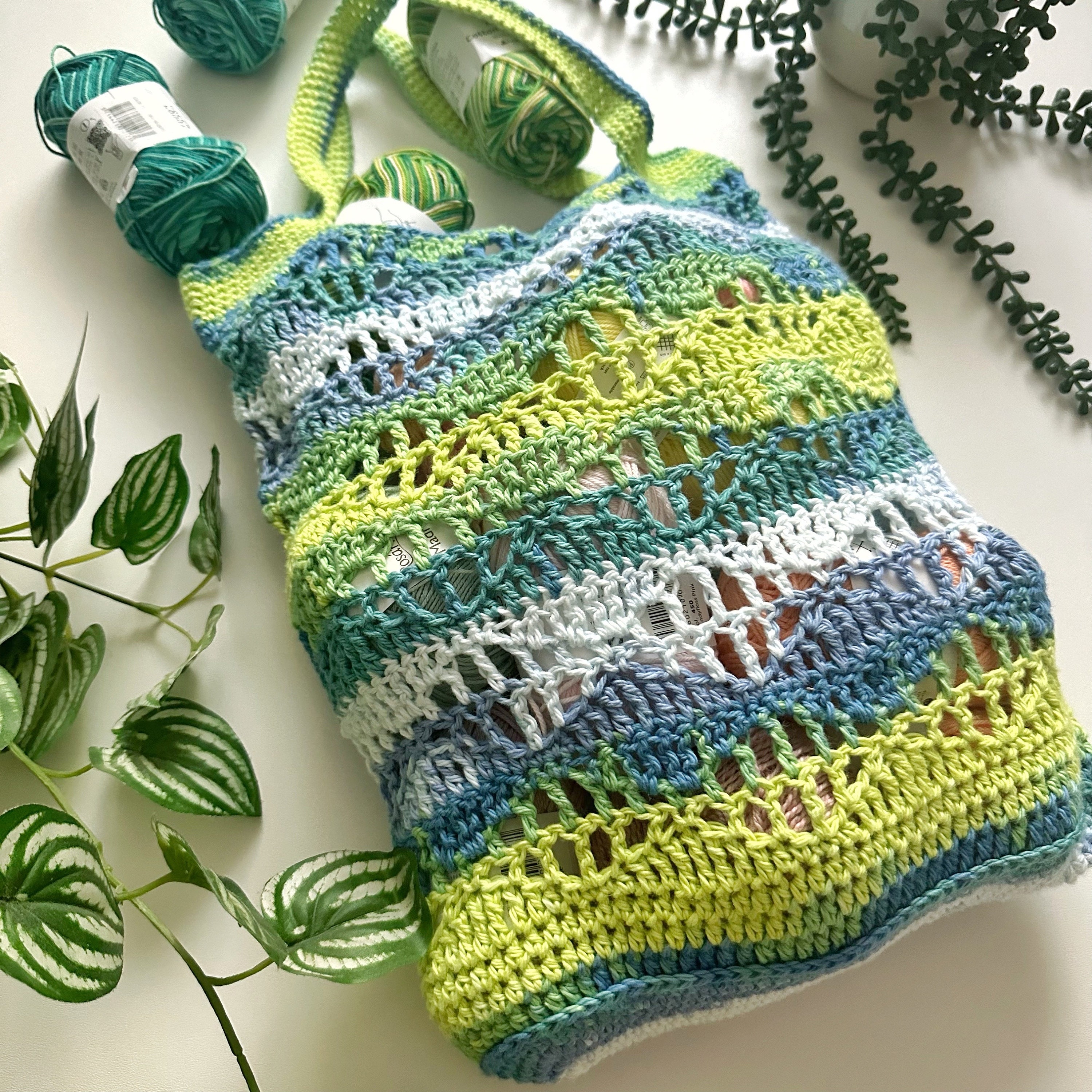 Delicate Waves Market Bag *PATTERN ONLY* - Etsy