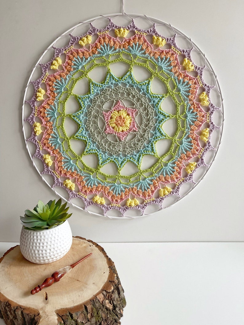 Happy Spring Mandala PATTERN ONLY - Etsy