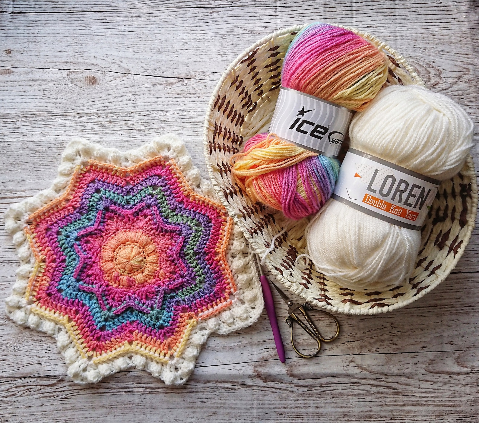 Rainbow Starlight Blanket PATTERN ONLY - Etsy