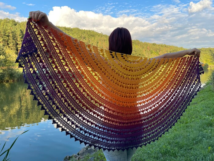 Circle Shawl - Etsy