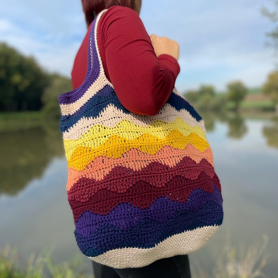 Waves of Nature Tote Bag *PATTERN ONLY* - Etsy