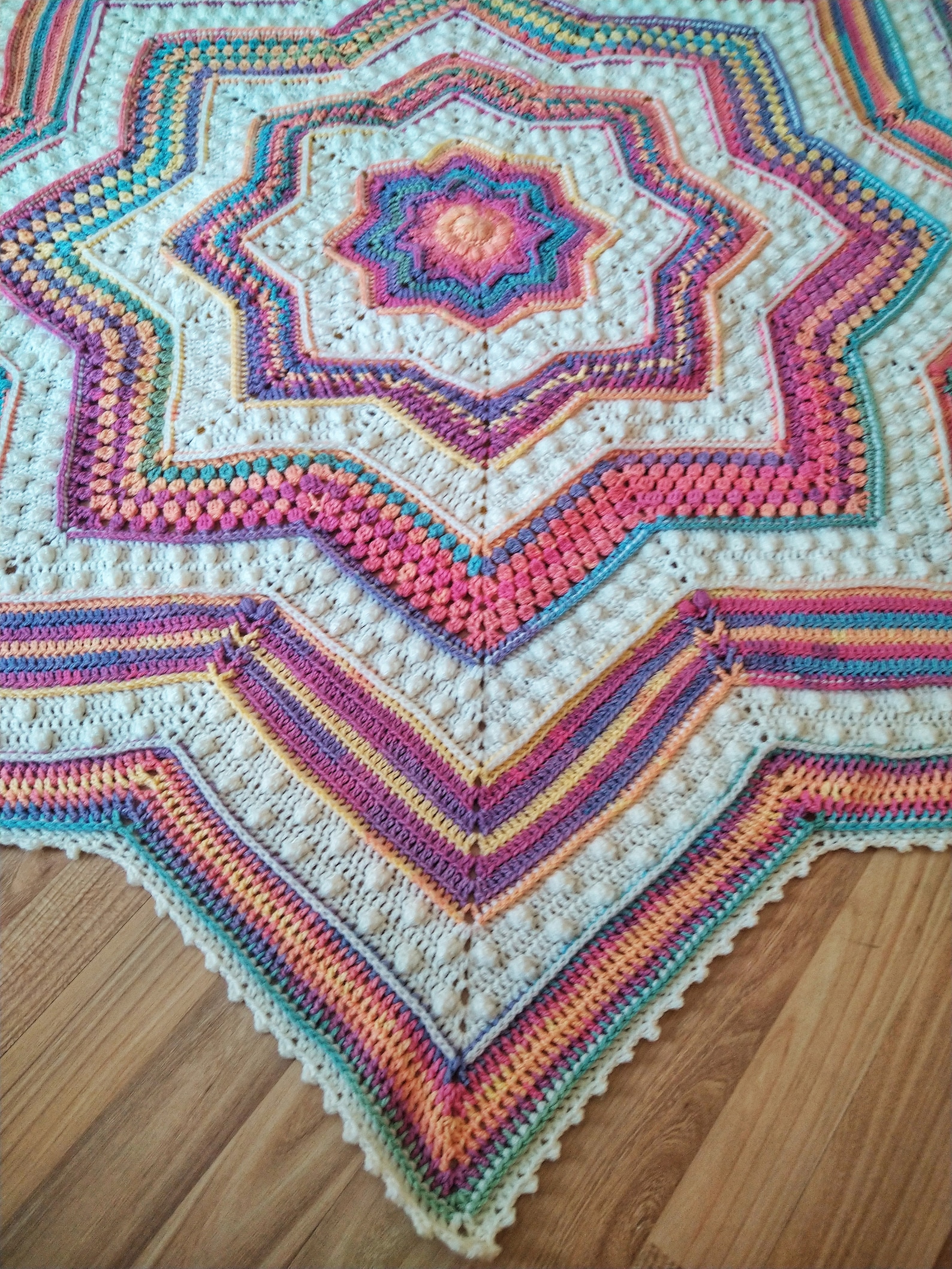 Rainbow Starlight Blanket PATTERN ONLY - Etsy