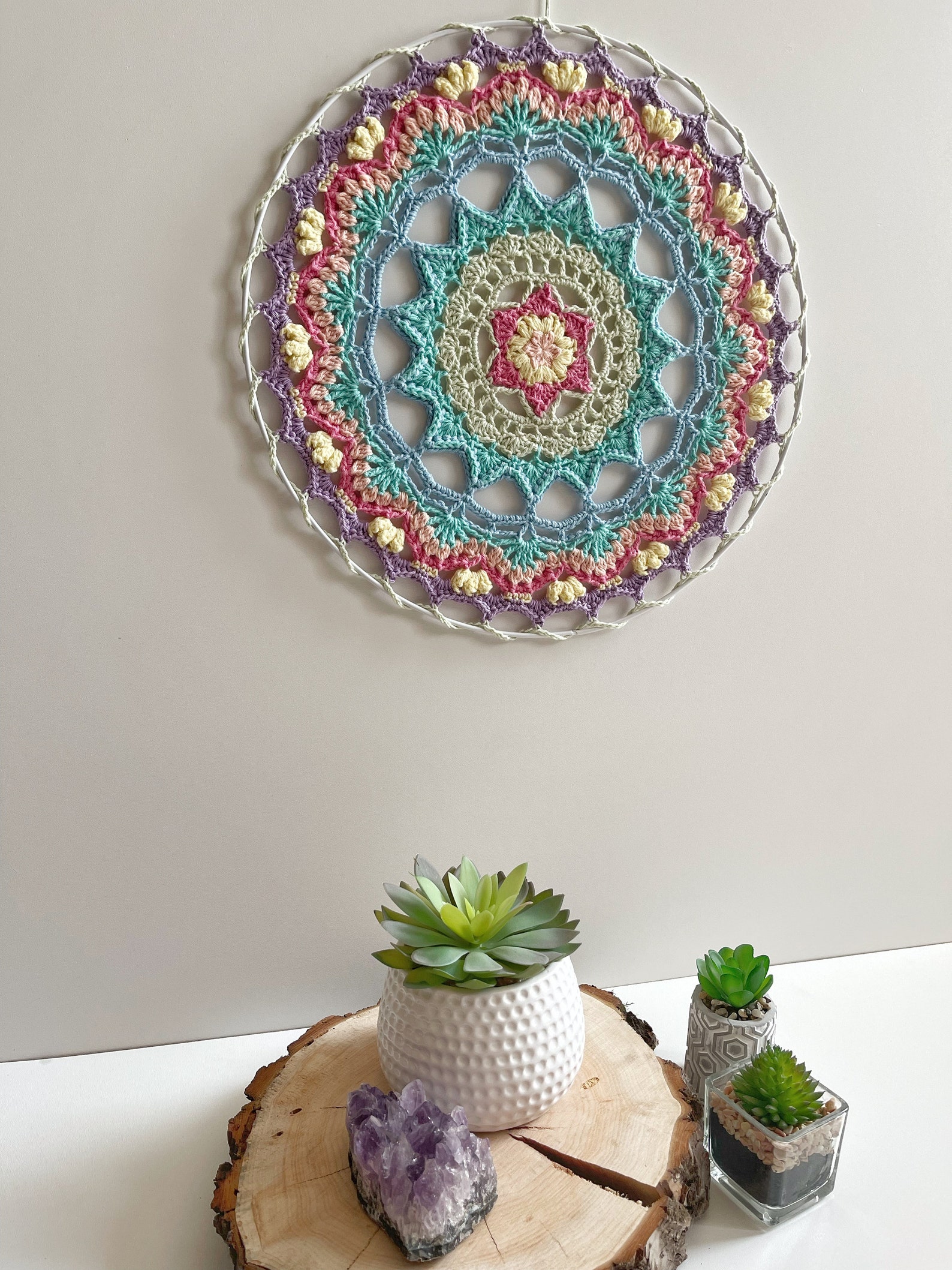 Happy Spring Mandala PATTERN ONLY - Etsy