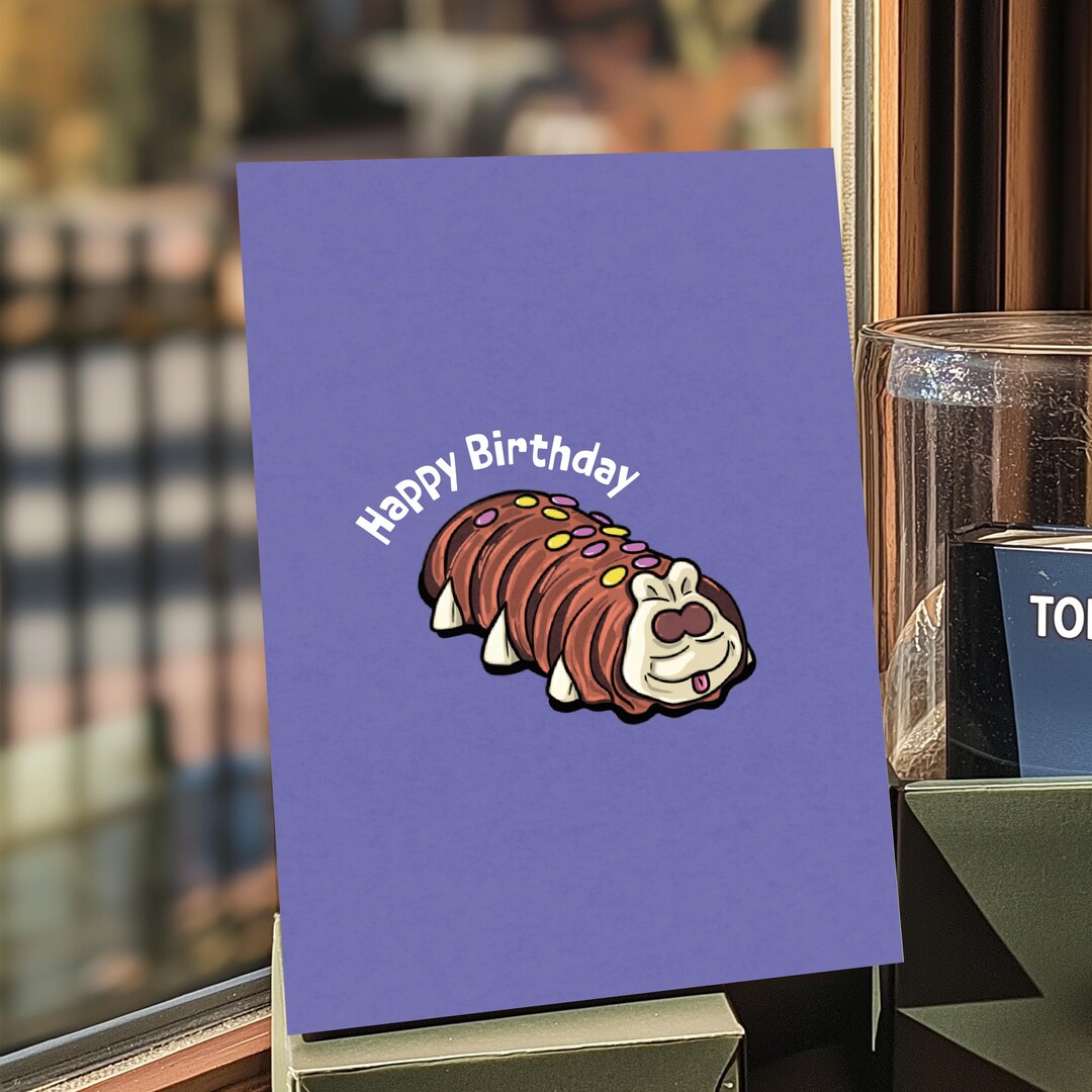 Happy Birthday A6 Greeting Card - Happy Birthday Card, Unique ...