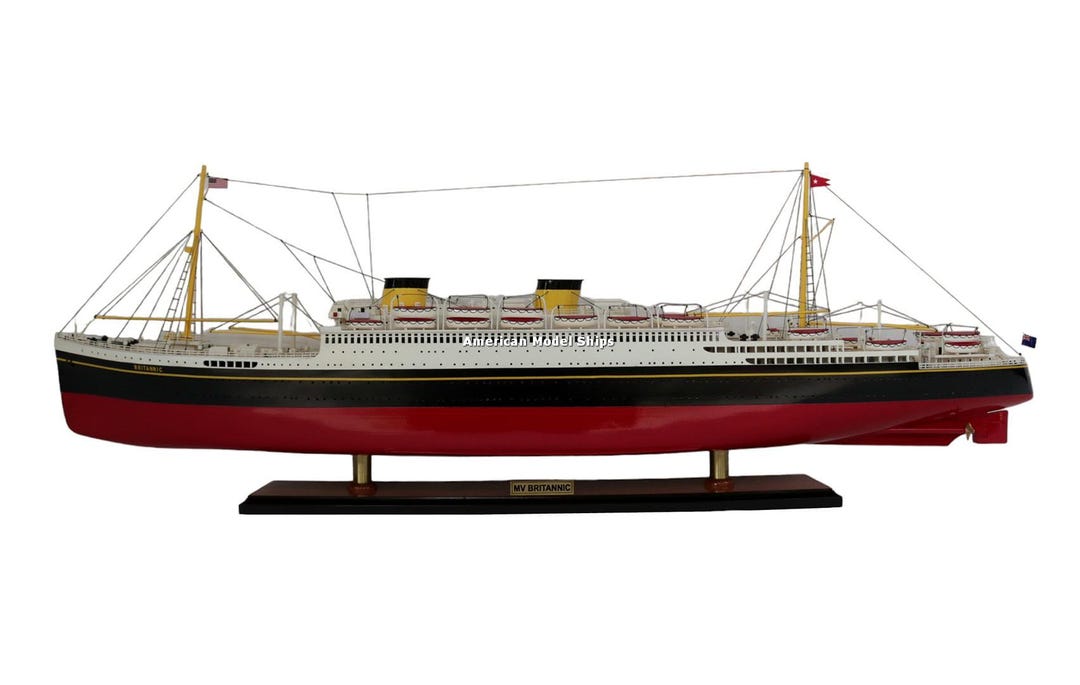 Mv Britannic Ocean Liner Ship Model 40" - Etsy