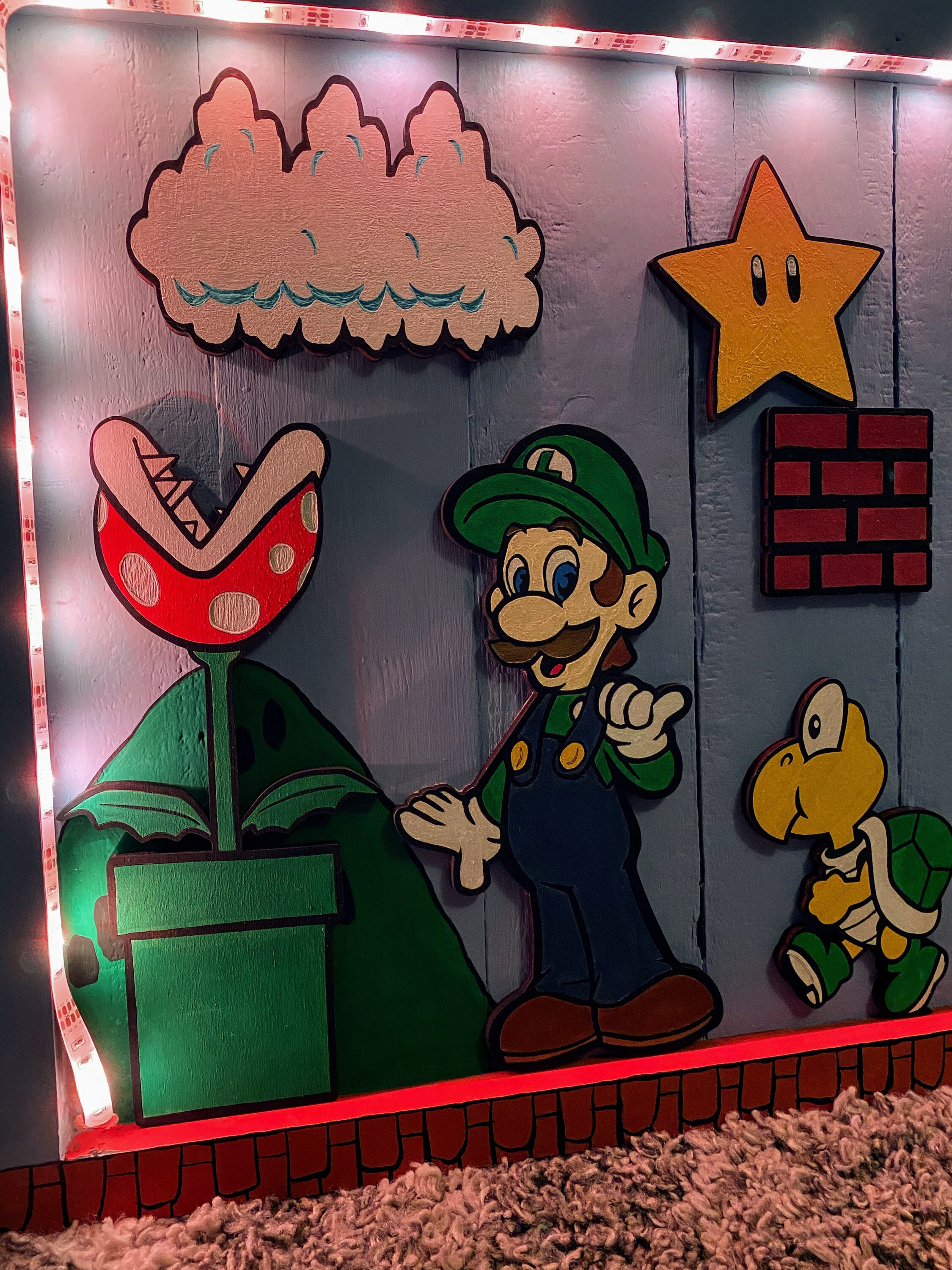 Super Mario Brothers Wall Art - Etsy