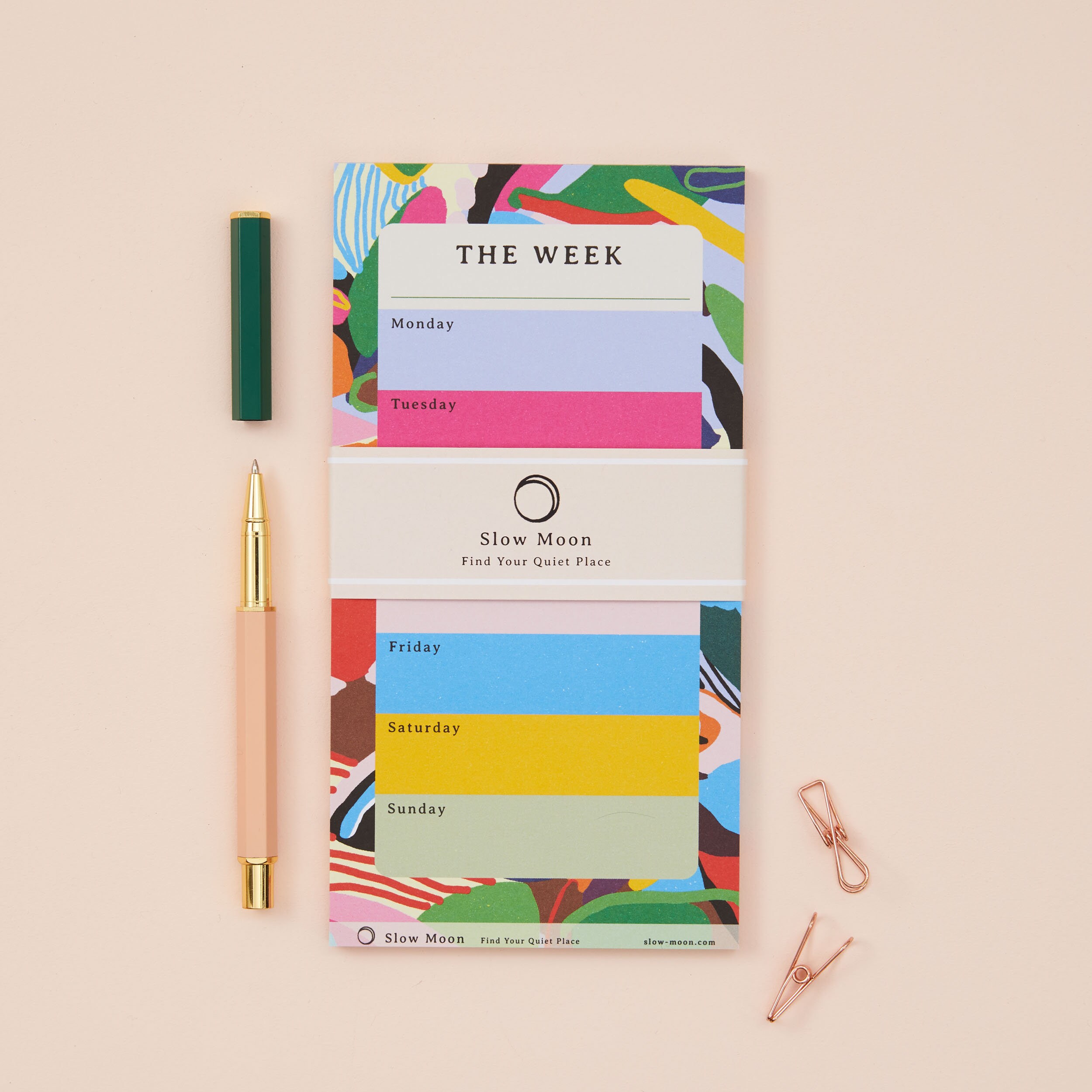 The Week - DL List Pad | Notepad, Deskpad, Planner, Jotter - Etsy
