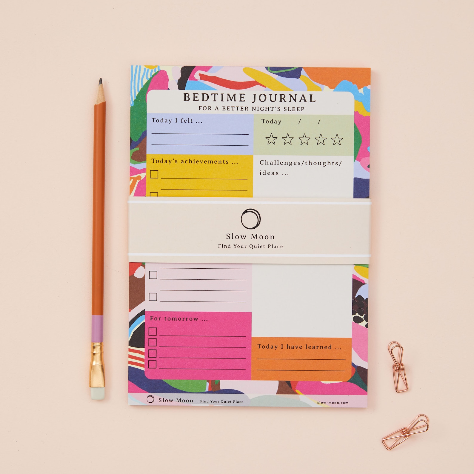 Bedtime Journal - for a Better Night's Sleep | A5 | Wellness Planner ...