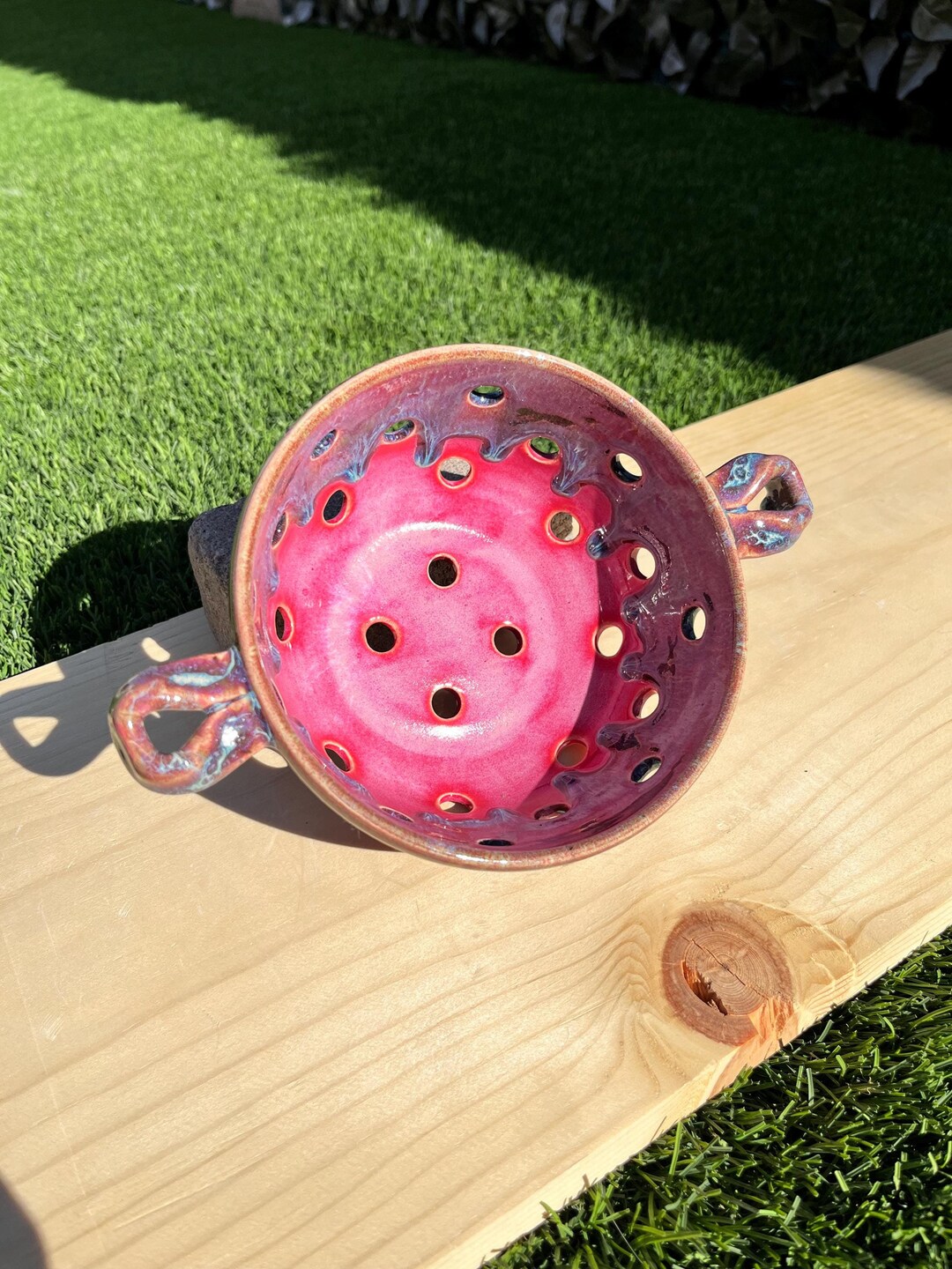 Berry Bowl Colanders - One of a Kind, Handmade Pottery! Veteran Owned ...