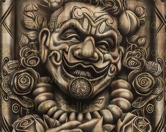 Chicano Clown Png - Etsy