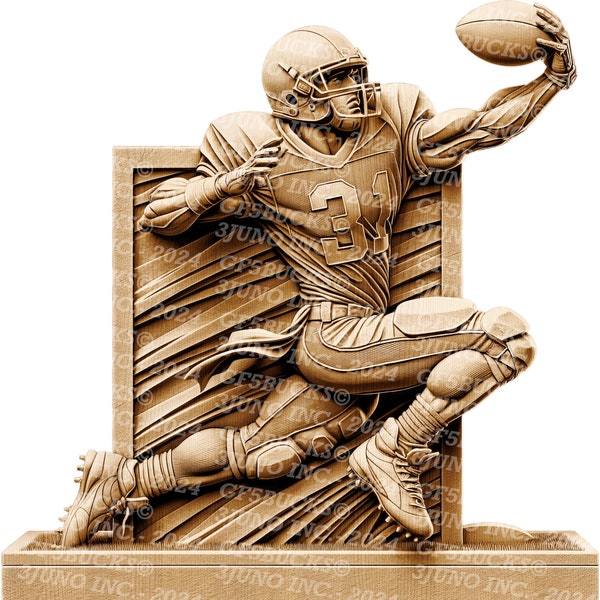 Laser Football Player File - Etsy