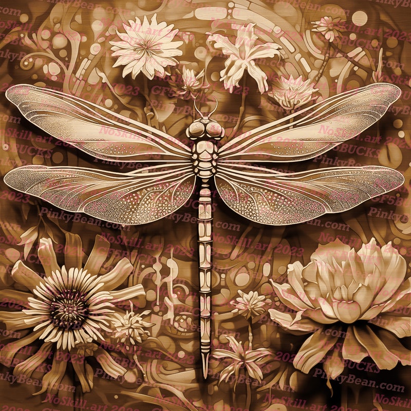 Dragonfly Wood Carving - Etsy