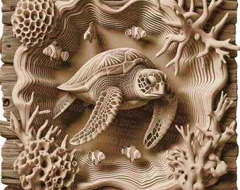 Laser Burn PNG, 3D Illusion, Engrave, Lightburn, Laser Ready, Wildlife ...