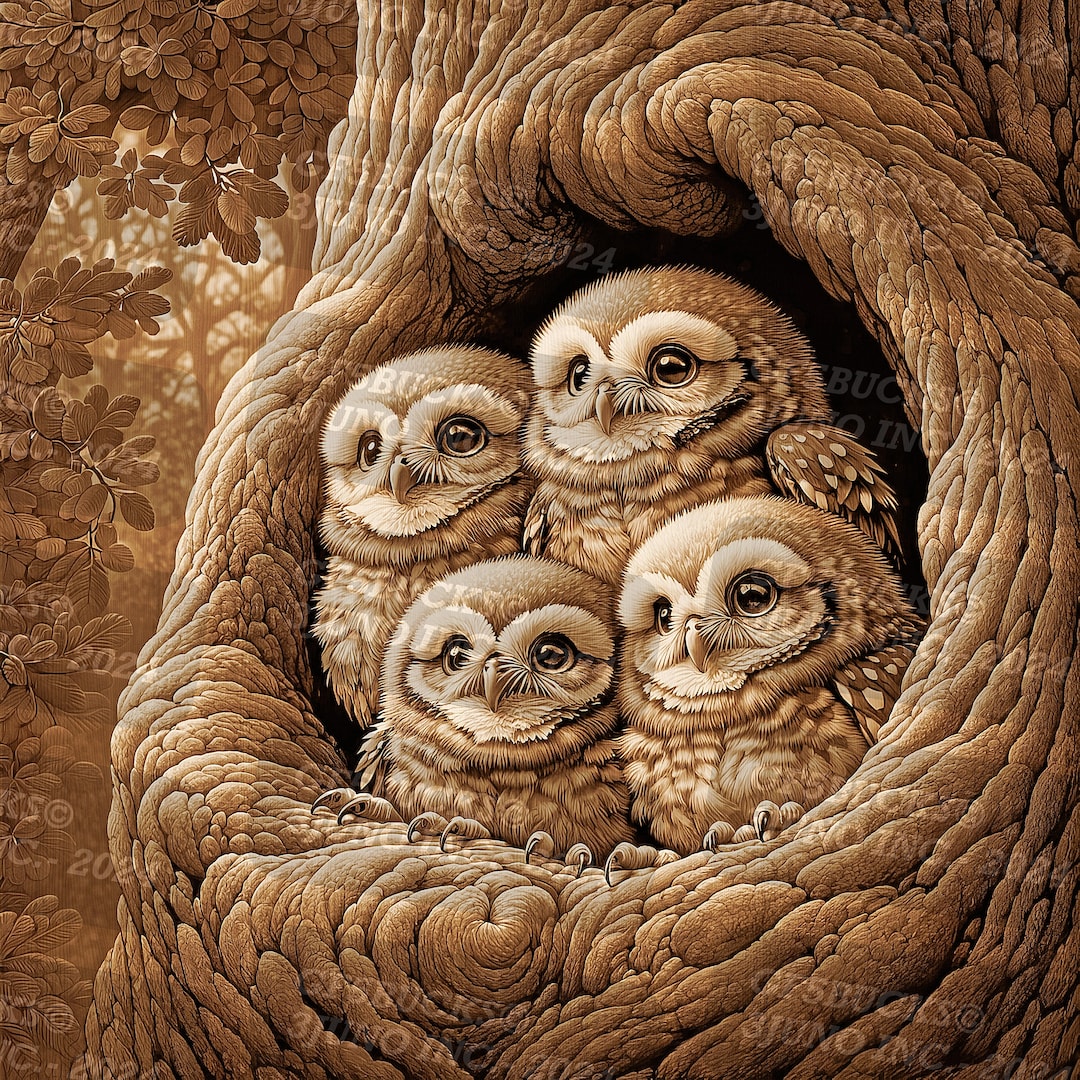 3D Illusion | Laser PNG Digital File | for Engraving | Laser Ready | Instant Download | Hoot Owl ...