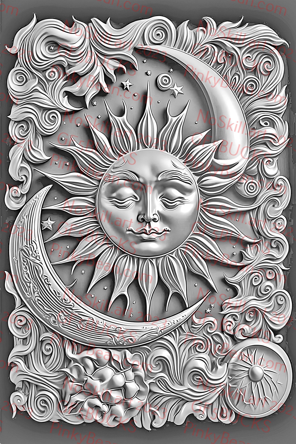 Laser Burn PNG | 3D Illusion | Engrave | Laser Ready | Digital Design ...
