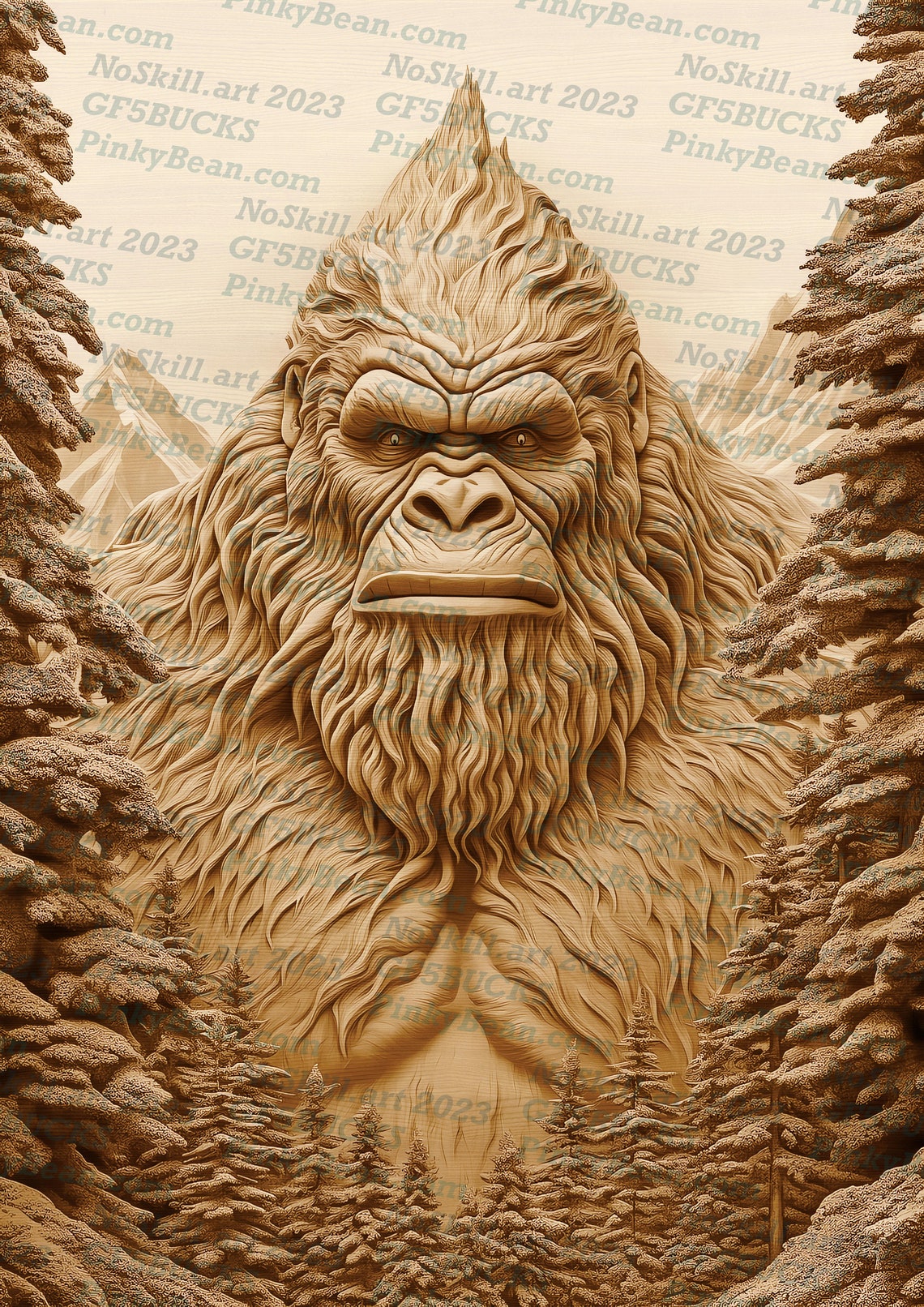 3D Illusion | Laser Burn PNG Digital File | Perfect for Engraving ...