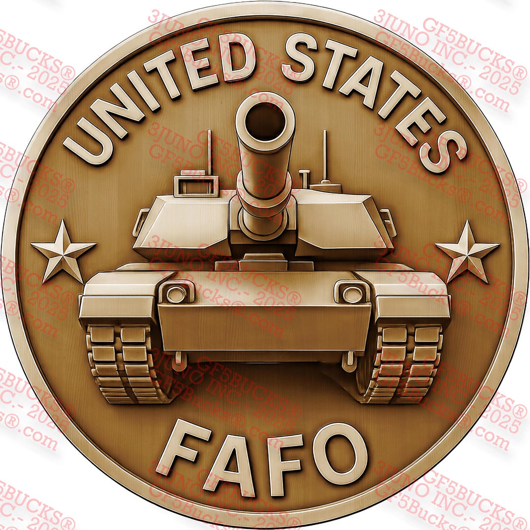 3D Illusion FAFO Tank PNG for Laser Engraving – United States Military ...