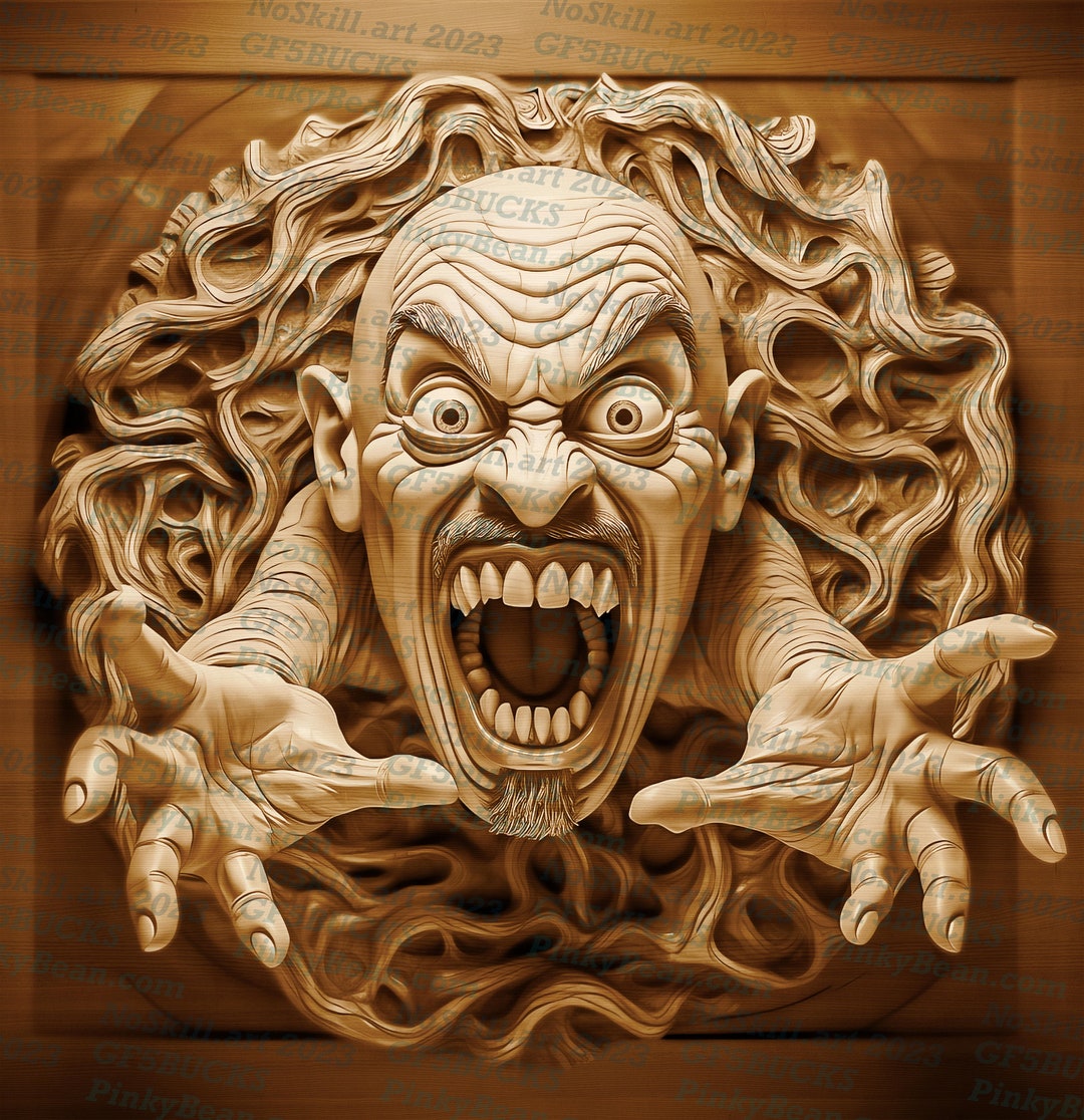 3D Illusion | Laser Burn PNG Digital File | Perfect for Engraving ...