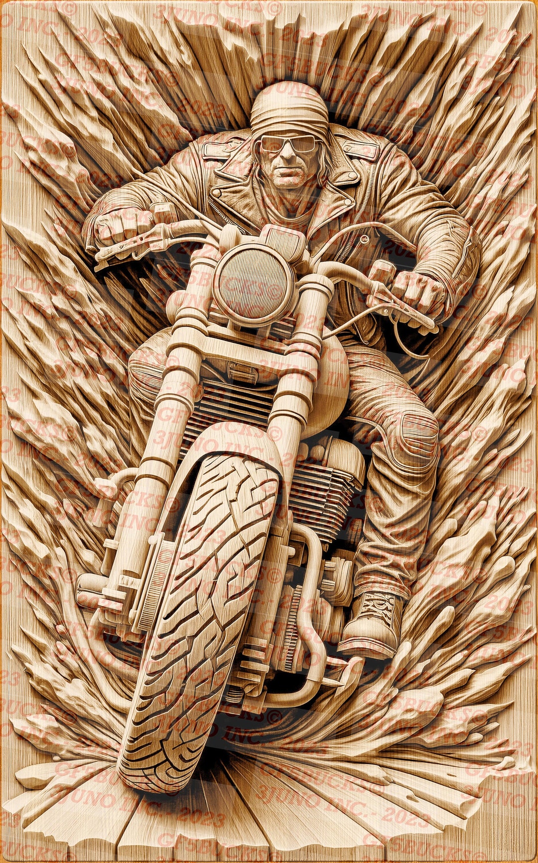 3D Illusion | Laser Burn PNG Digital File | Perfect for Engraving ...