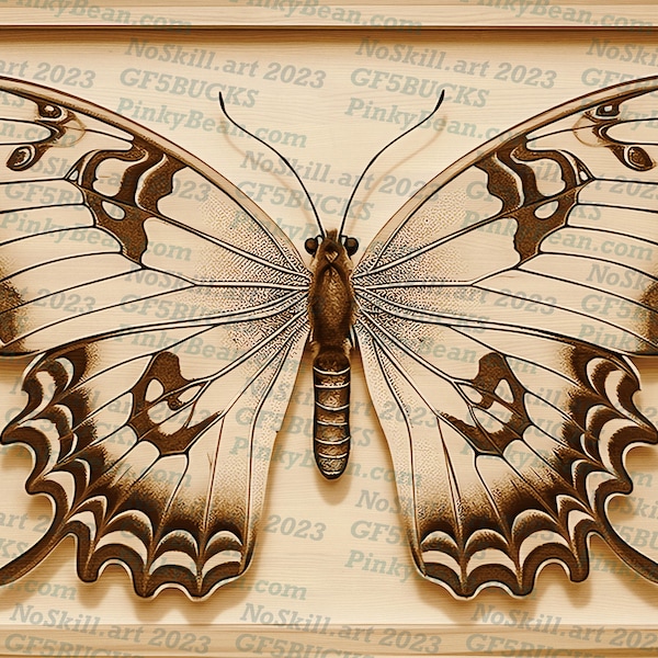 Butterfly Engraving - Etsy