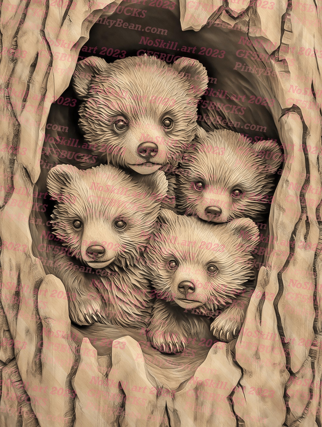 Laser Burn PNG | 3D Illusion | Engrave | Laser Ready | Digital Design ...