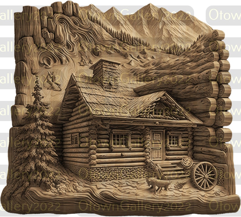 Laser Burn PNG 3D Illusion Engrave Laser Ready Digital - Etsy