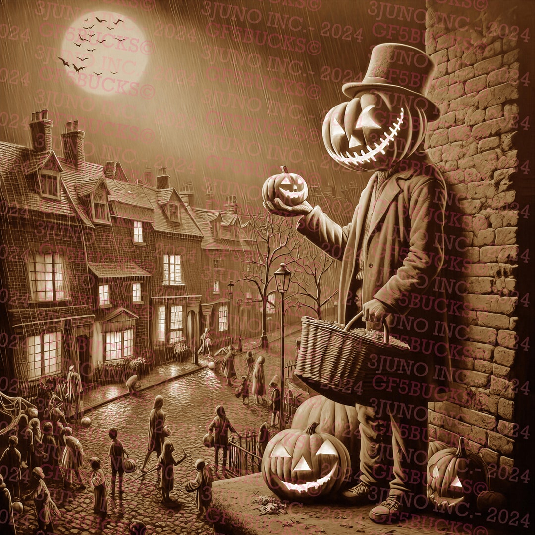 Pumpkin, Ghoul, Halloween - Laser Burn PNG | 3D Illusion | Engrave ...