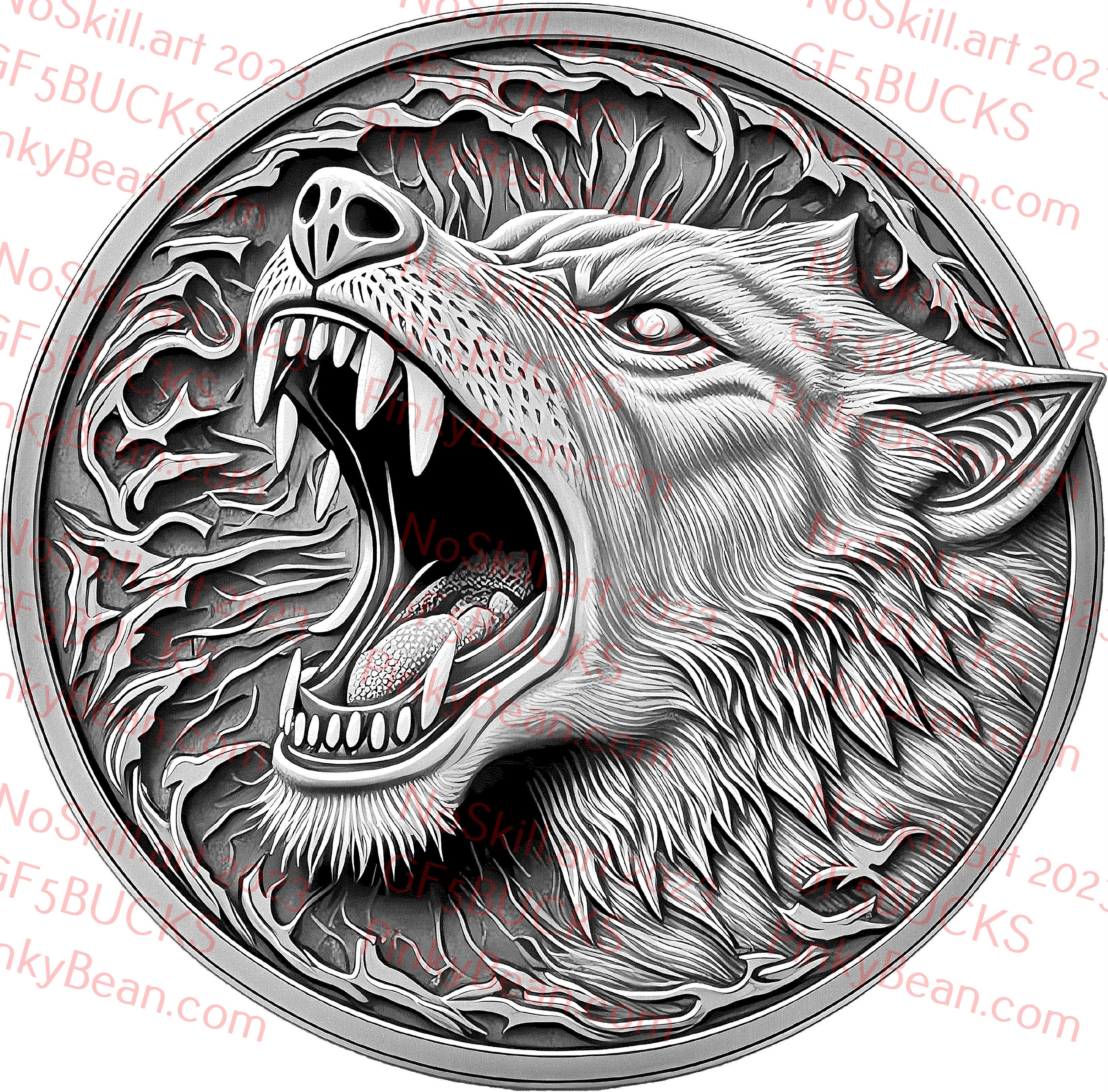 Laser Burn PNG | 3D Illusion | Engrave | Laser Ready | Digital Design ...