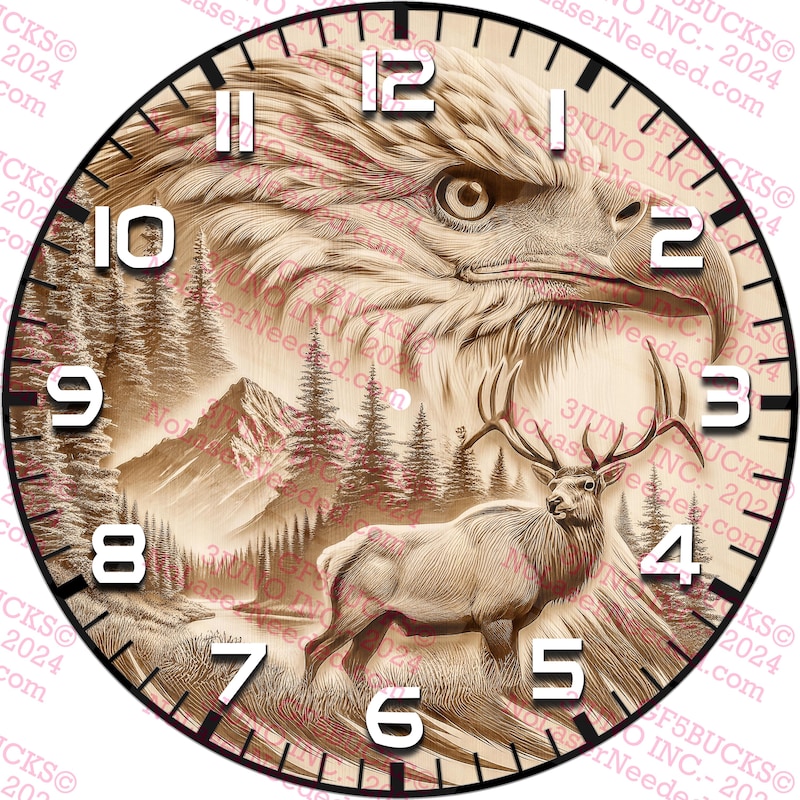 Nature Theme Wall Clocks - Etsy
