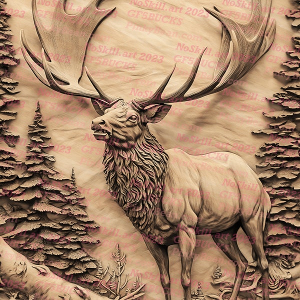 Laser Cut Elk - Etsy