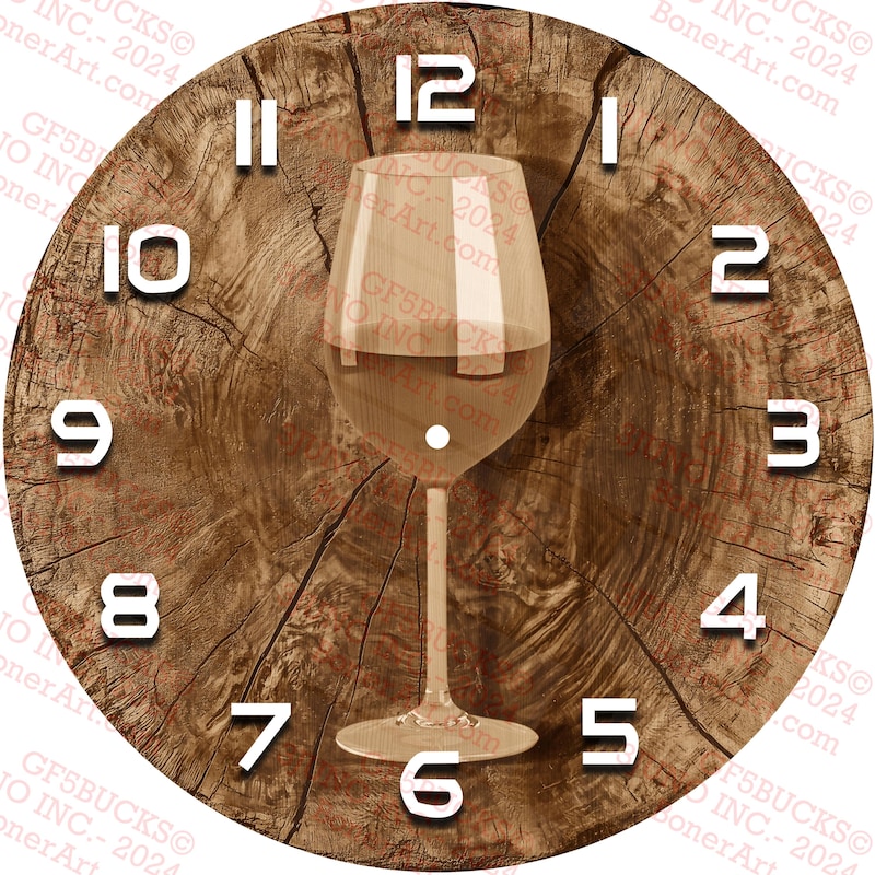 Unique Wall Clocks Wine - Etsy