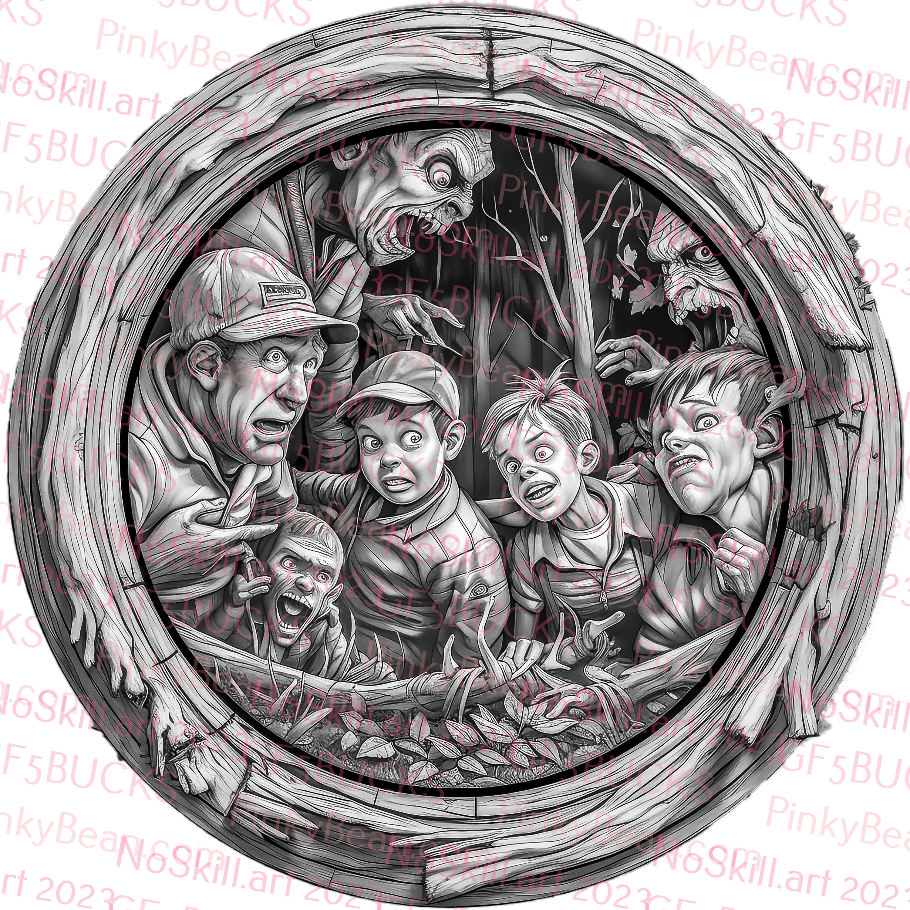 Laser Burn PNG | 3D Illusion | Engrave | Laser Ready | Digital Design ...