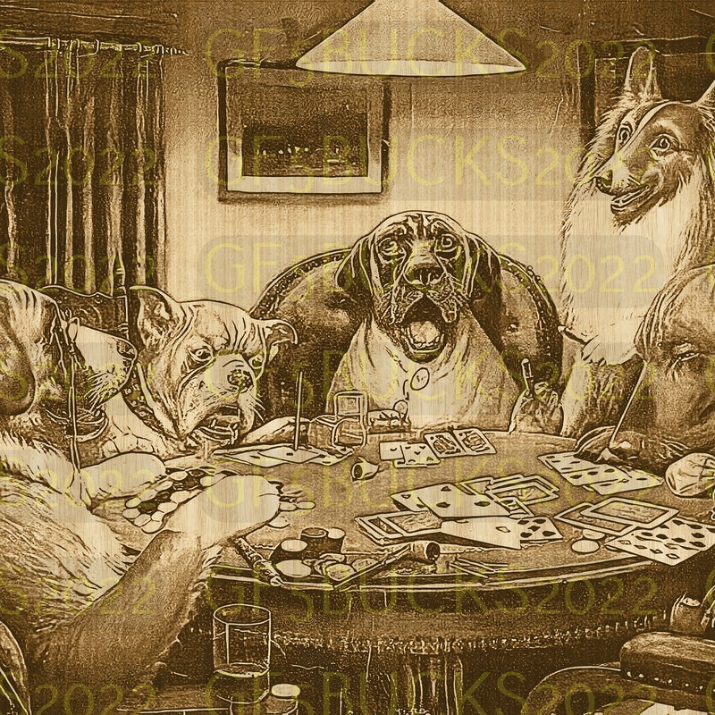 Dogs Playing Sports Art - Etsy