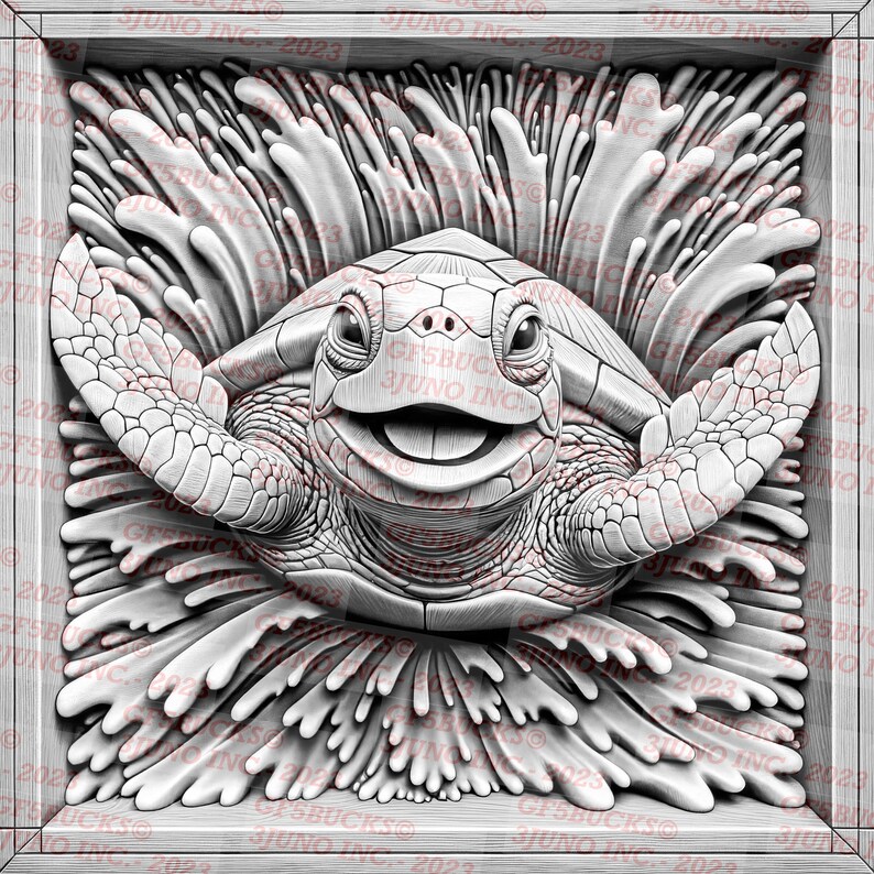 3D Illusion | Laser Burn PNG Digital File | Perfect for Engraving ...