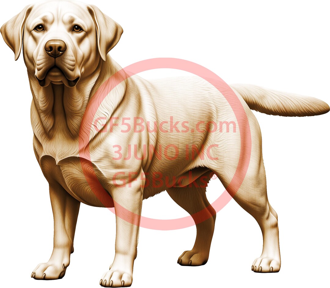 3D Illusion Laser-ready PNG | Labrador Dog | Ultra-realistic Engraving ...