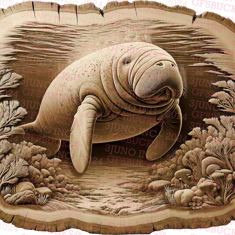 Manatee - Etsy