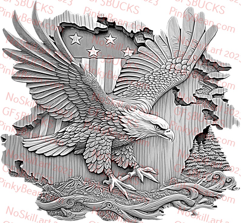 Laser Burn PNG 3D Illusion Engrave Laser Ready Digital - Etsy