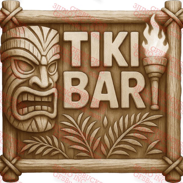 Tiki Bar - Etsy UK