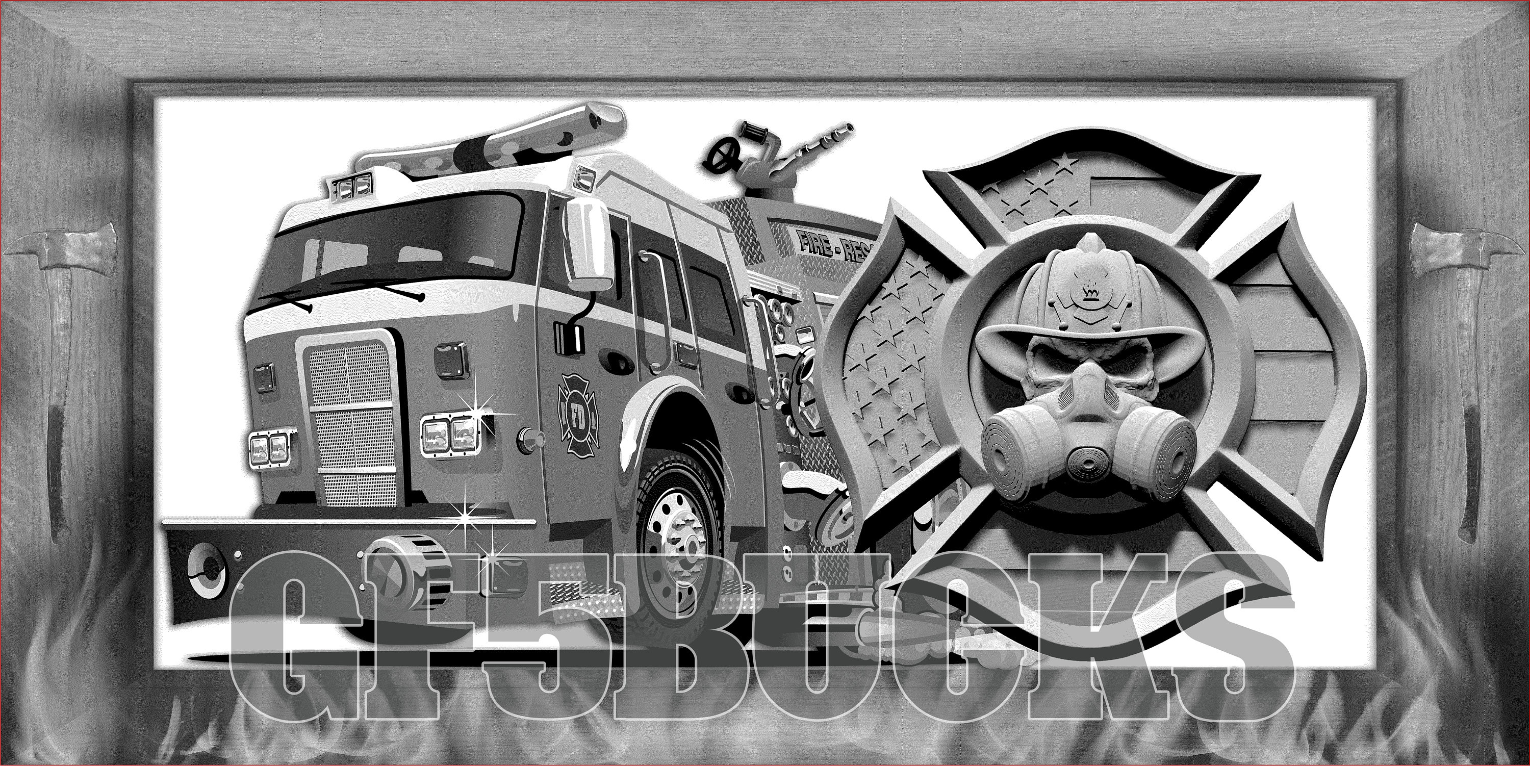 Laser Burn SVG PNG 3D Illusion Engrave Laser Ready - Etsy