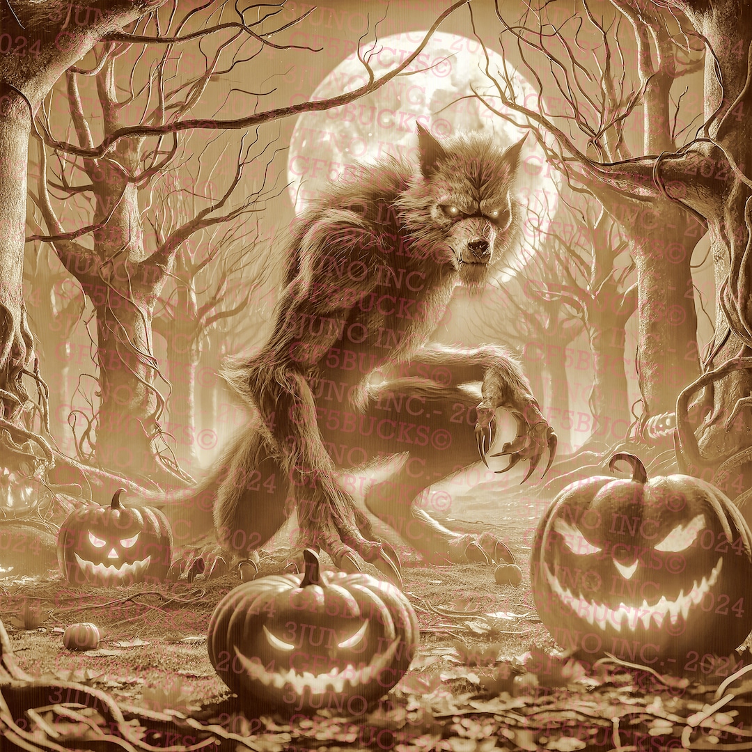 Pumpkin, Werewolf, Zombie, Trick or Treat, Halloween - Laser Burn PNG ...