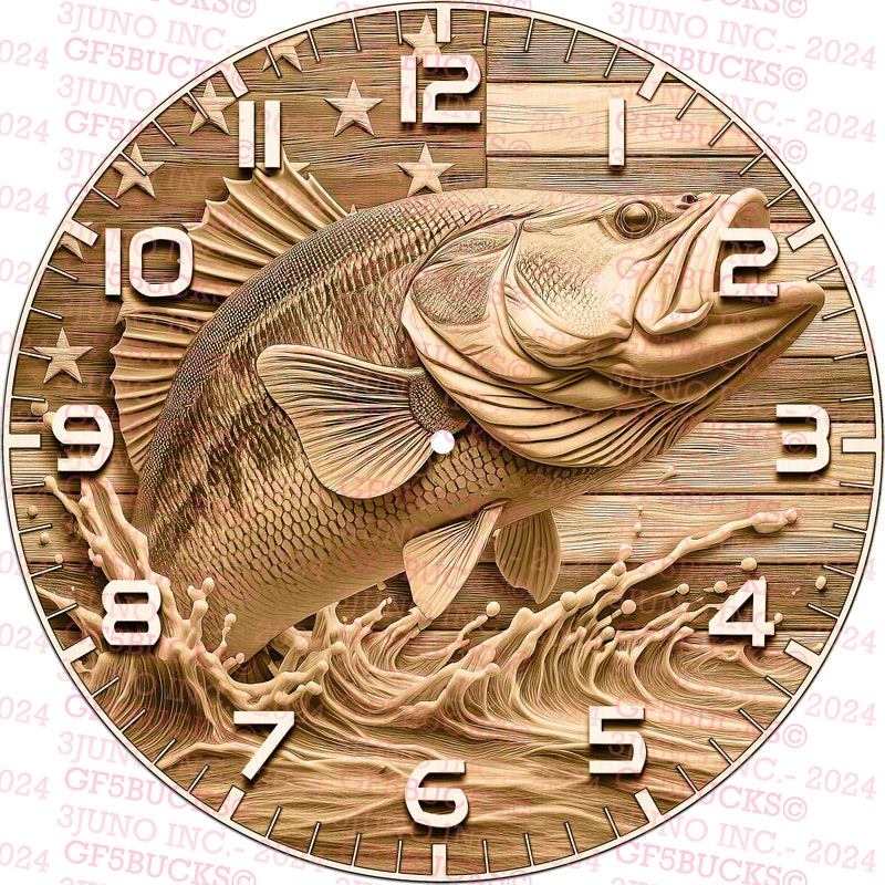 Fish Clock - Etsy