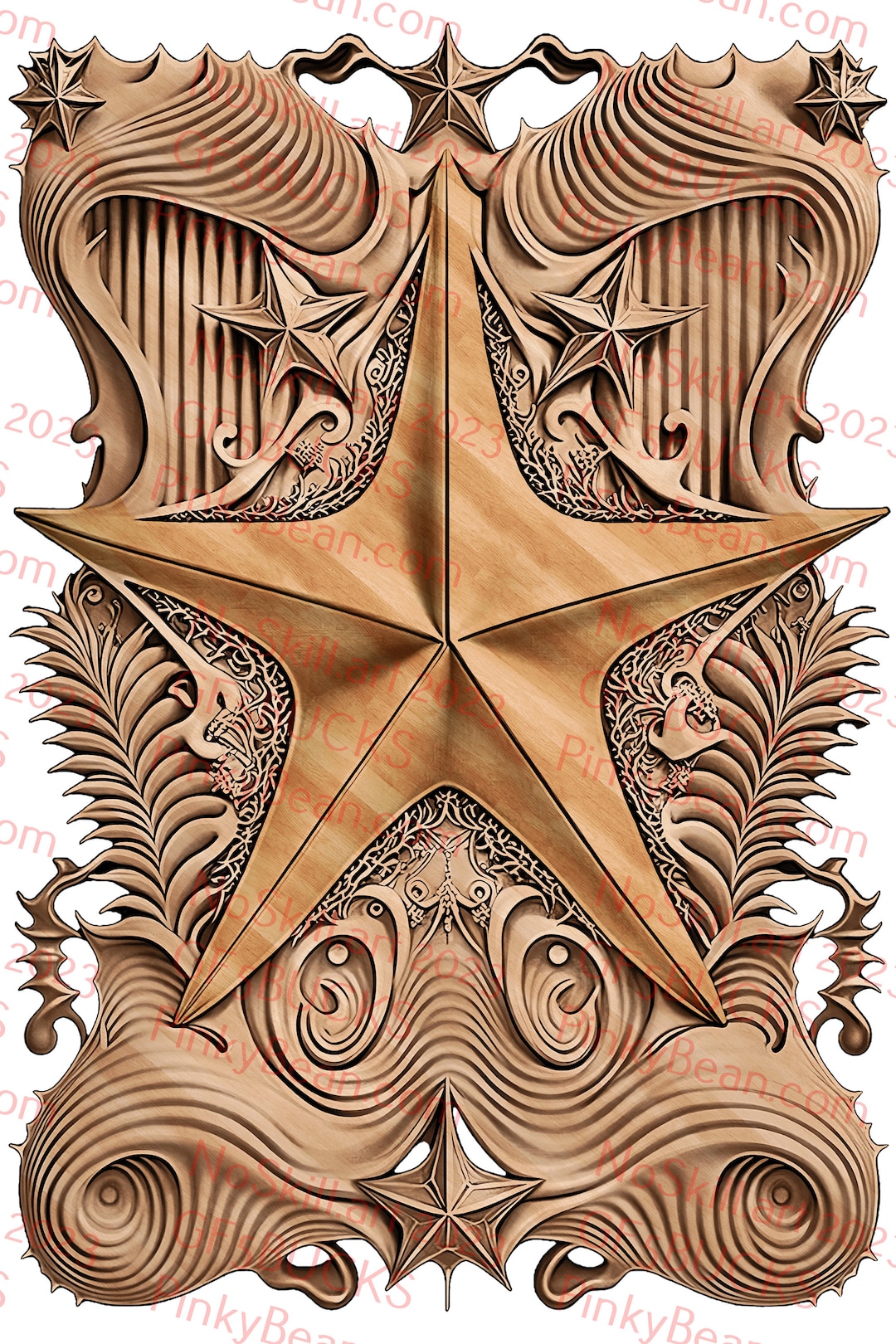 Laser Burn PNG | 3D Illusion | Engrave | Laser Ready | Digital Design ...