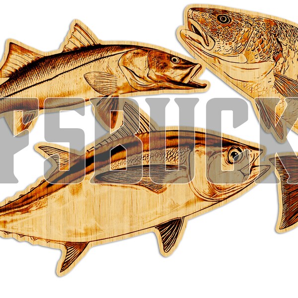 Redfish Svg - Etsy