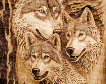 Country Mouse 3D Illusion Digital File Laser Engraving Ready instant ...