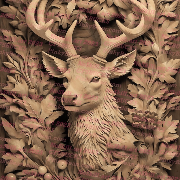 Deer Engraving - Etsy