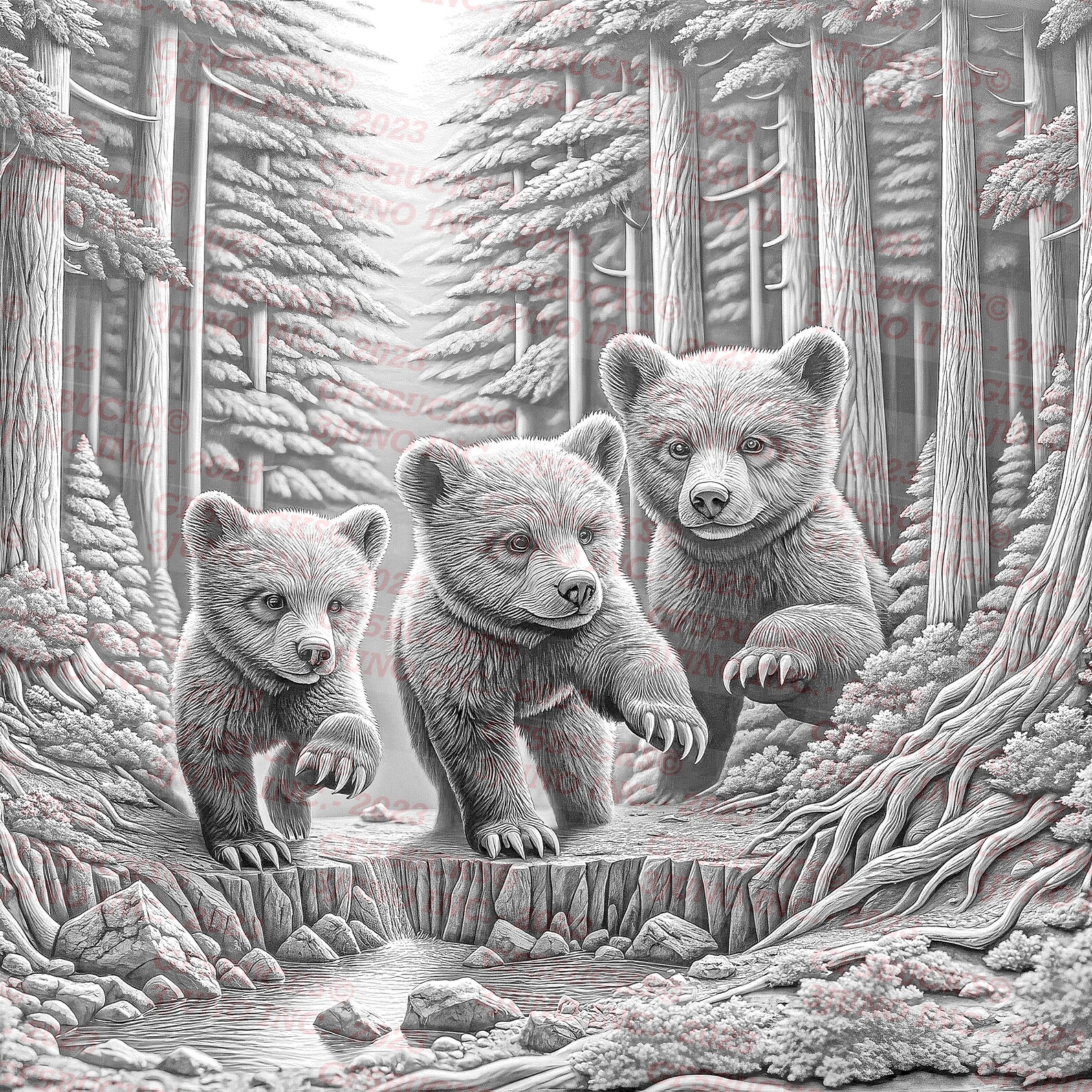 3D Illusion | Laser Burn PNG Digital File | for Engraving | Laser Ready ...