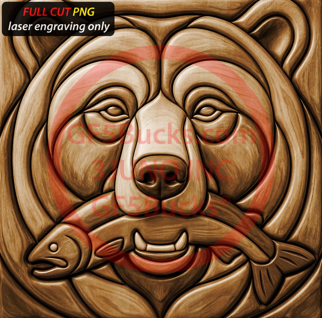 3D Illusion Dog Head Art for Laser Engraving | PNG Digital File | 13 ...